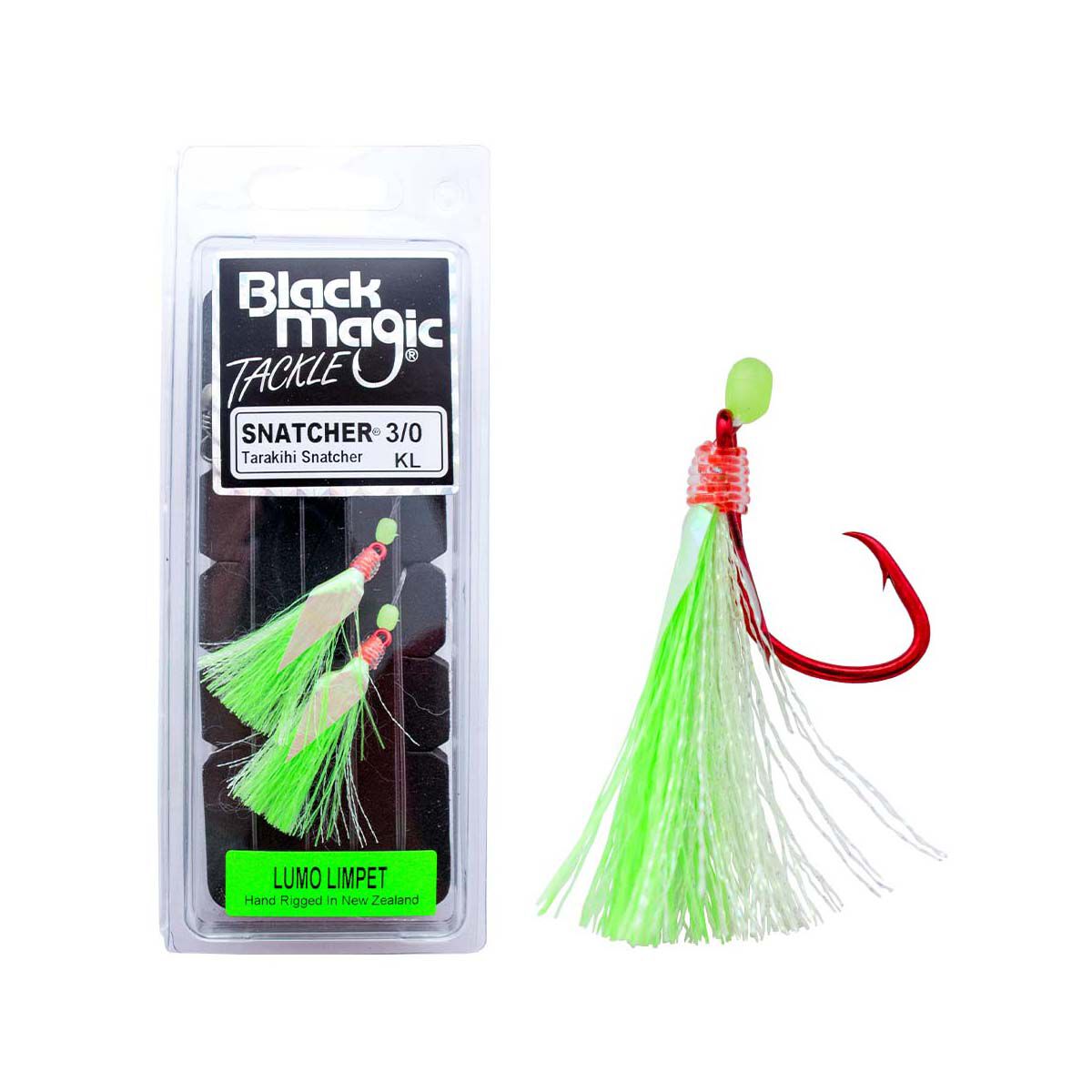Black Magic Tarakihi Snatcher Rig 3/0 Lumo Limpet | BCF