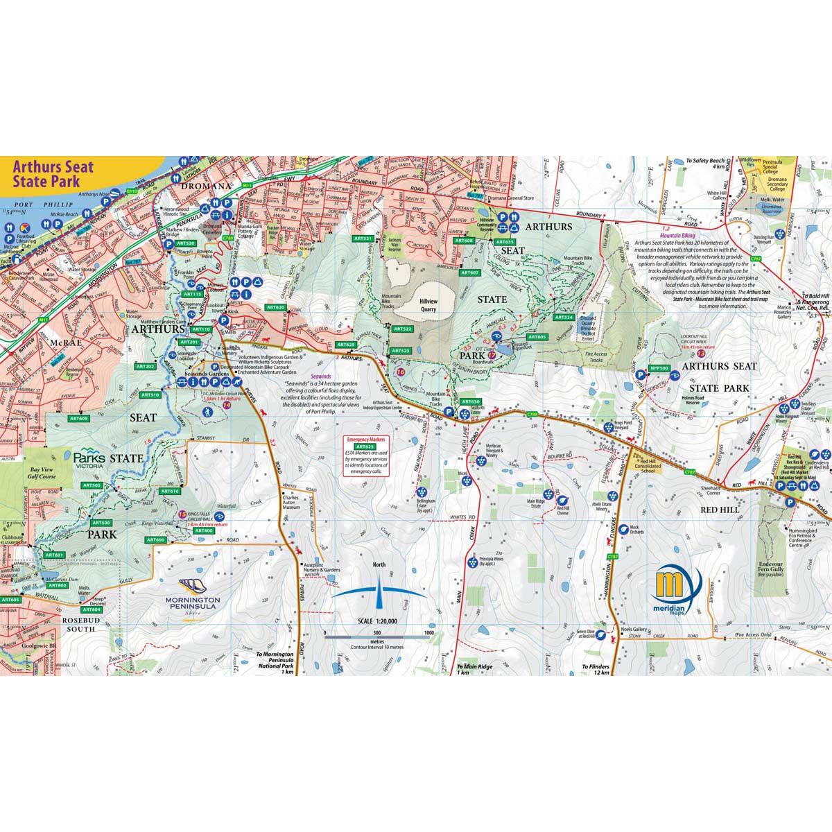 Meridian Maps Mornington Peninsula Walks | BCF