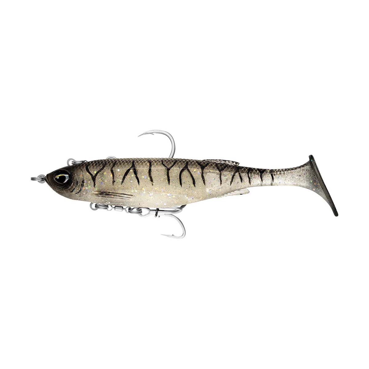 Nomad Live Ops Maniax Paddle Tail Pre-Rigged Soft Plastic Lure 6in ...