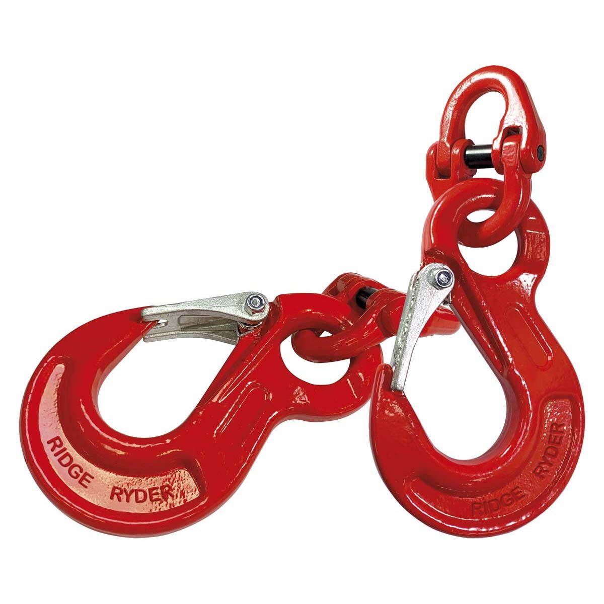 Ridge Ryder Clevis Hook with Safety Latch 8mm 8T 2 Pack | BCF