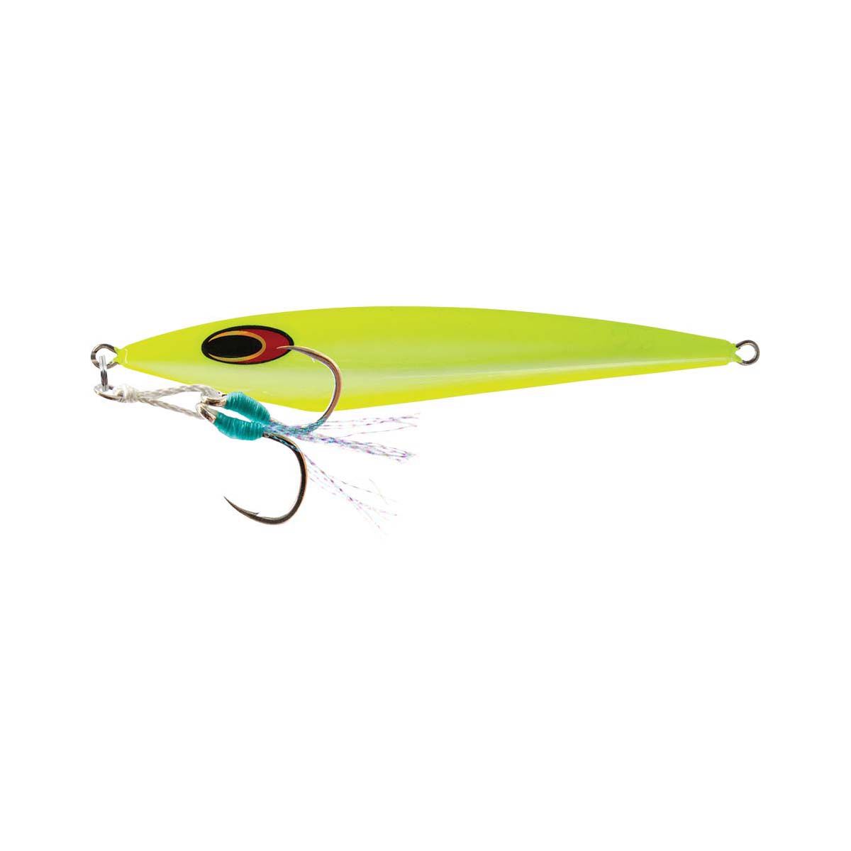Nomad Ridgeback Jig Lure 40g Chartreuse White Glow | BCF