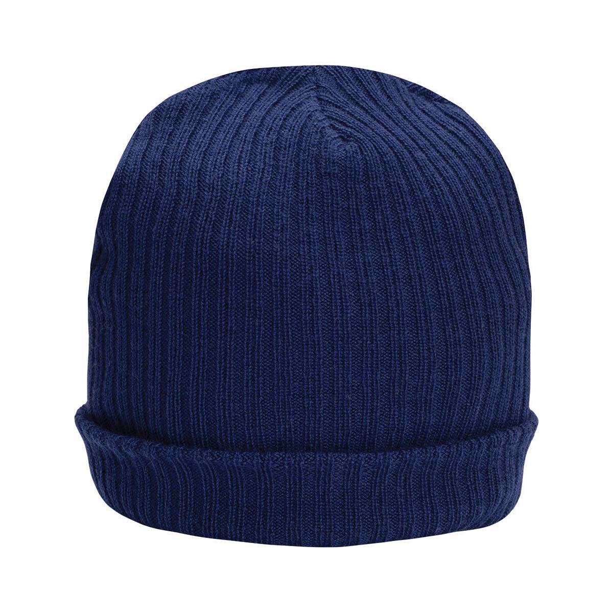 Macpac Unisex Ultrafine Merino Rib Beanie Naval Academy | BCF