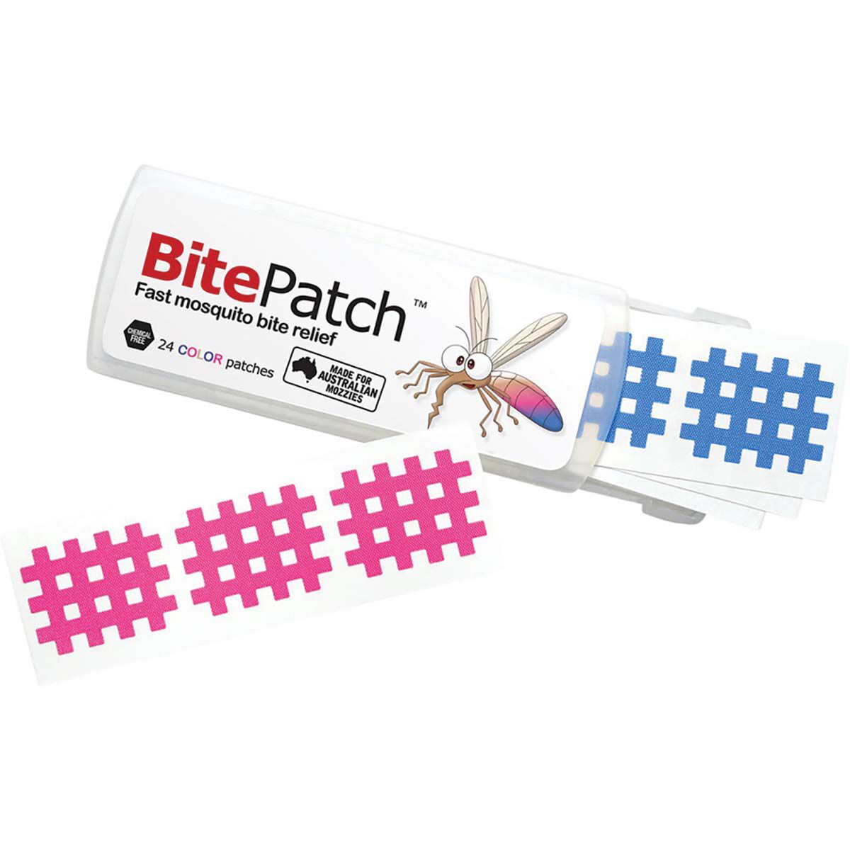 BitePatch Insect Relief Patches 24 Pack Multicolour | BCF
