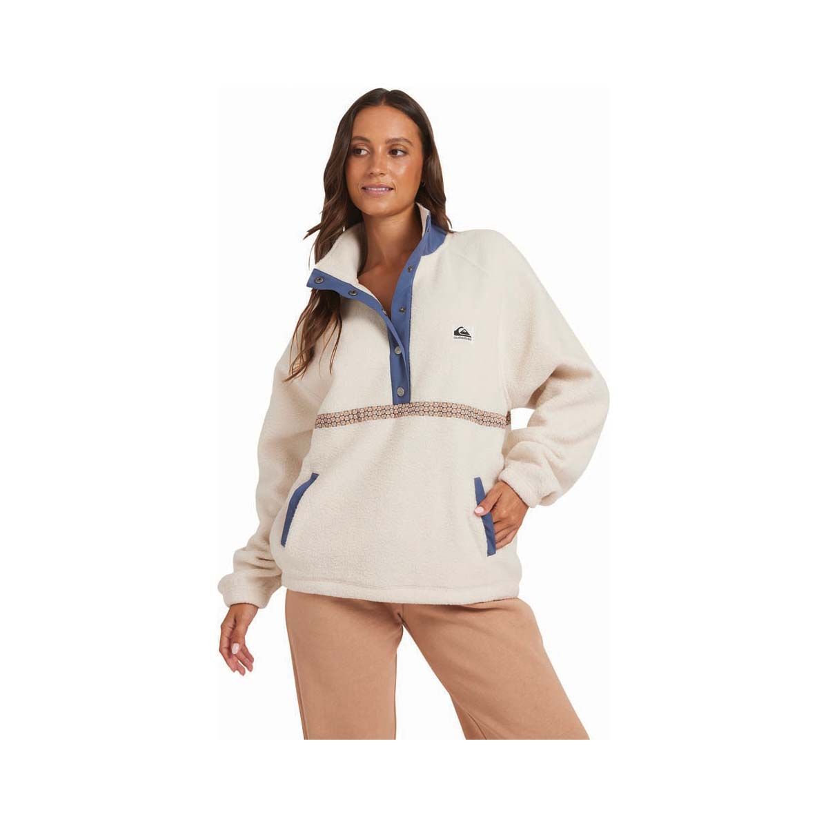 Quiksilver Sherpa Compass Fleece Jumper for Women | BCF