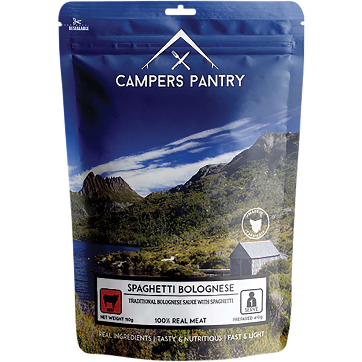 Campers Pantry Freeze Dried Spaghetti Bolognese Single Serve | BCF
