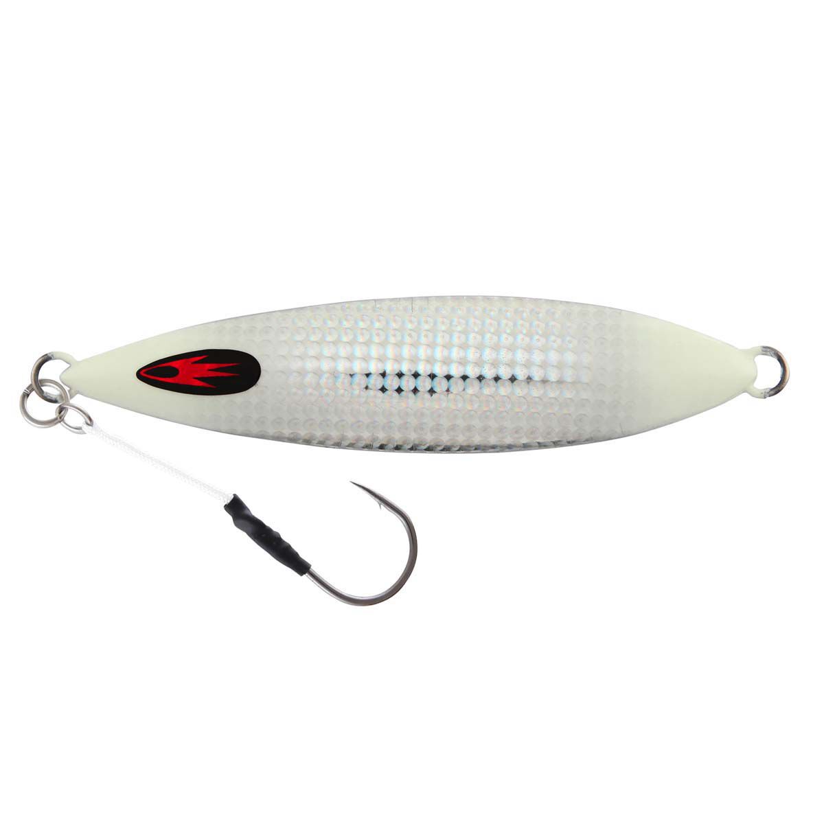 Samaki Ribcage Jig Lure 150g Glow and Silver | BCF