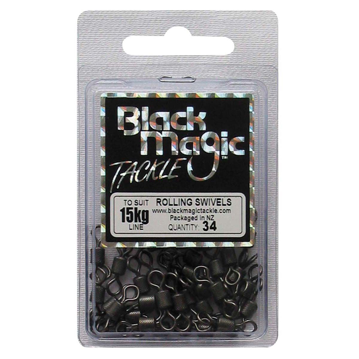 Black Magic Rolling Swivel 34 Pack | BCF