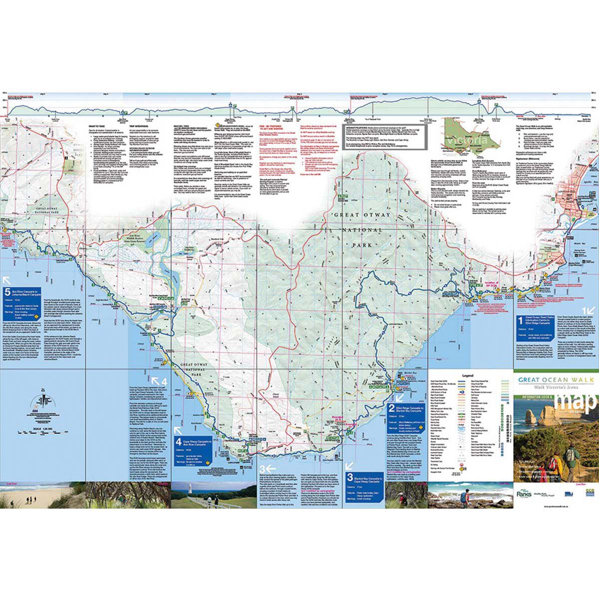 Meridian Maps Great Ocean Walk Map | BCF