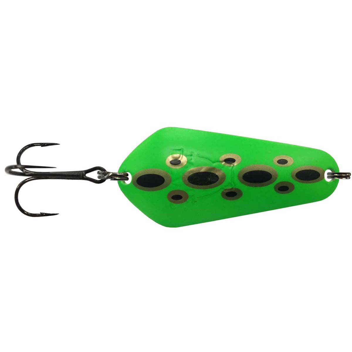Wigston tassie Devil Freshwater Spoon Lure 25g Lime Frog | BCF