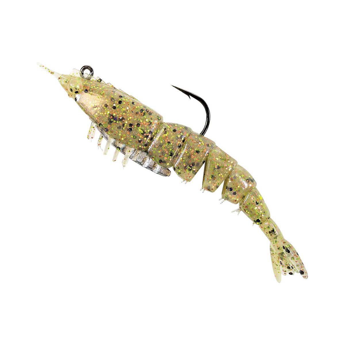 ZMan Lure EZ ShrimpZ Soft Plastic Lure 3.5in 4 Pack Greasy Prawn | BCF