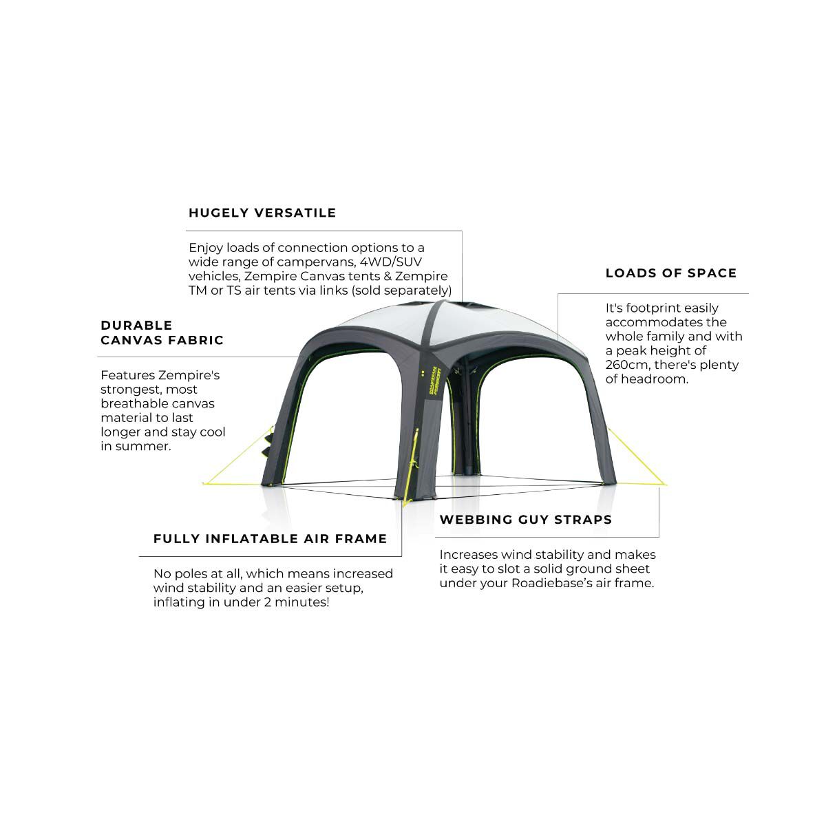 Zempire Roadiebase Air Shelter | BCF