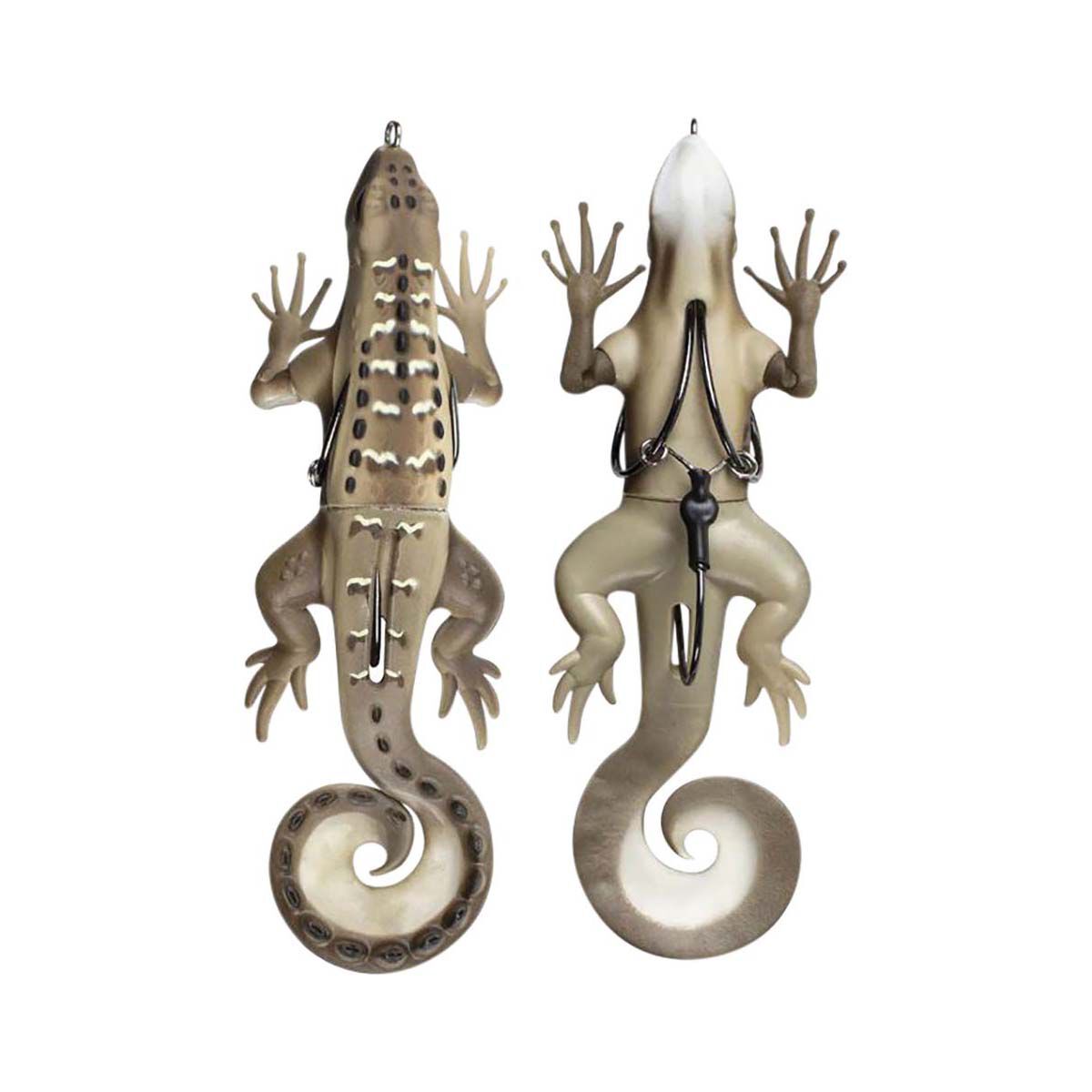 Lunkerhunt Skitter Lizard Surface Lure 5.25in Desert Storm | BCF