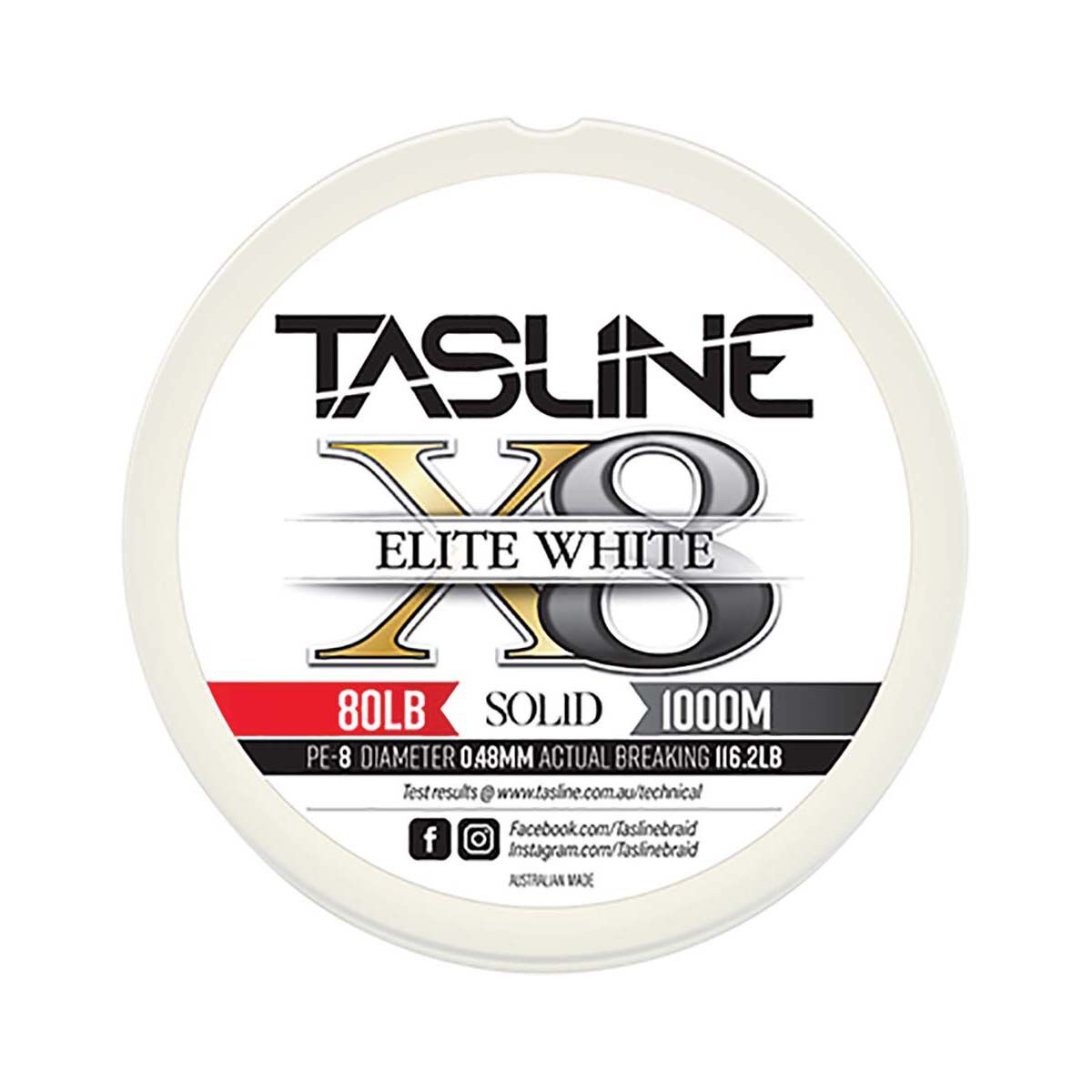 Tasline Elite X8 Braid Line 1000m 80lb | BCF
