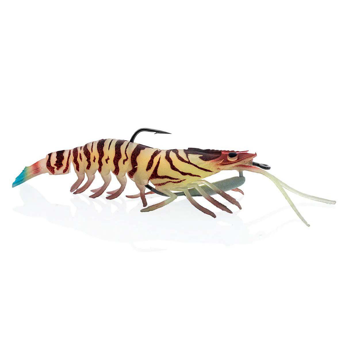 Chasebaits Flick Prawn Lure 125mm Tiger Prawn | BCF