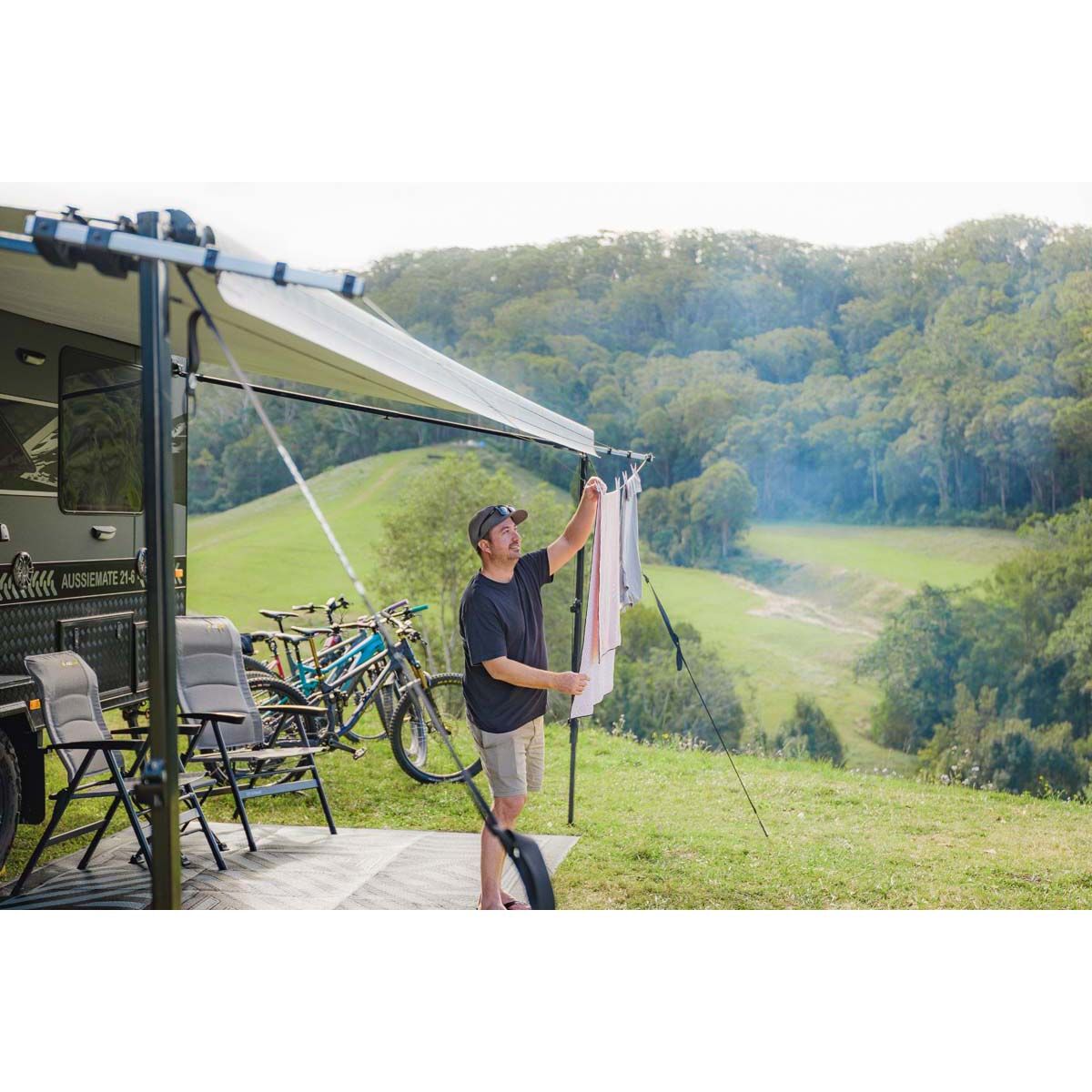 Companion Universal Caravan Awning Clothesline | BCF