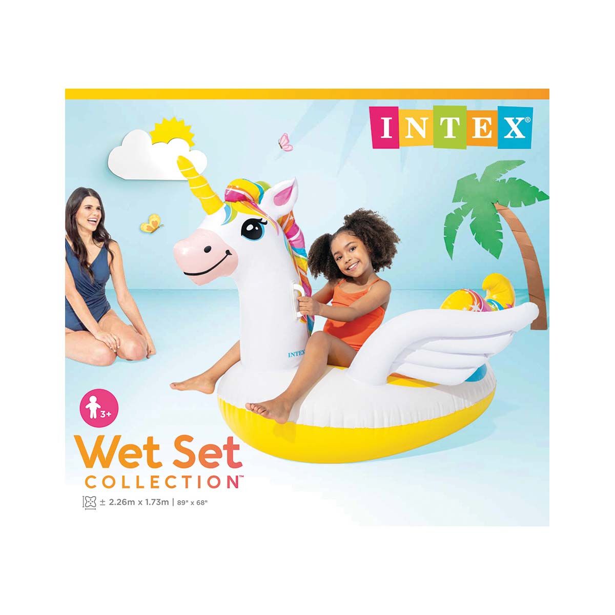 Intex Ride-On Enchanted Unicorn Pool Inflatable | BCF