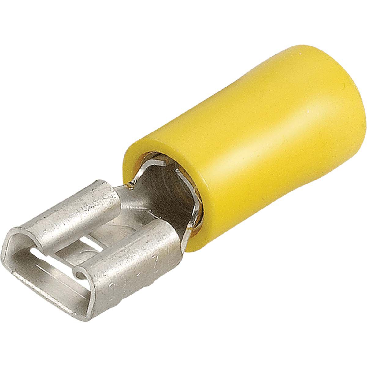 Narva Female Terminal - Yellow, 6.3mm, Blade | BCF