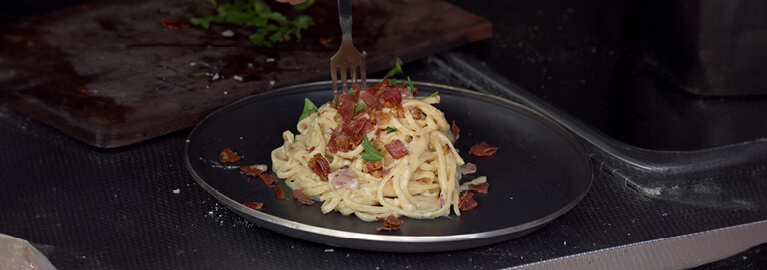 Camp Spaghetti Carbonara - Be A BCFing Expert | BCF Australia