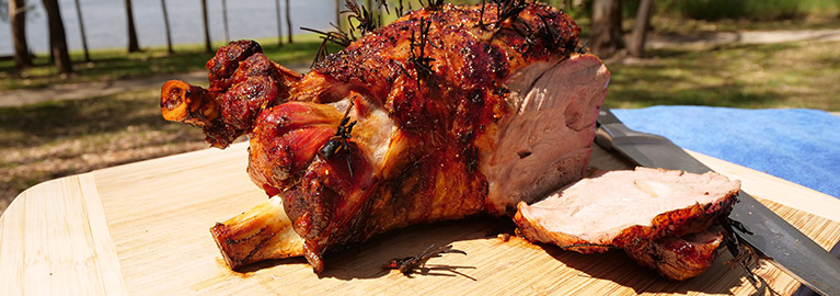 how to cook lamb roast on weber
